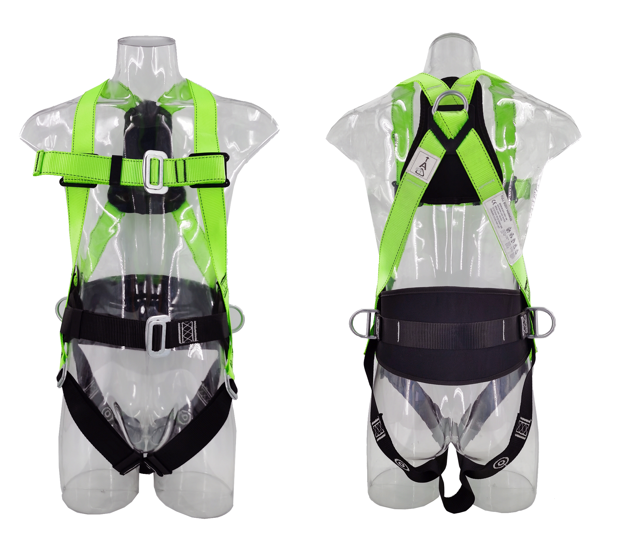 Fluorescent Green Safety Harness for Construction and Maintenance ...
