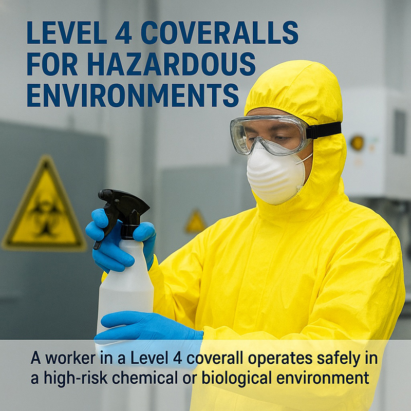 Maximum Barrier Protection: The Role of Level 4 Coveralls in Hazardous ...